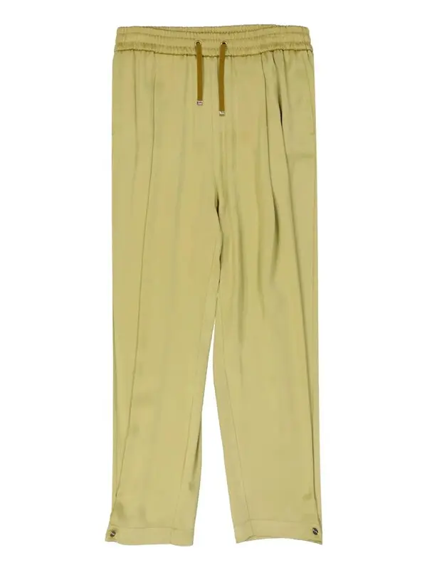 Herno Satin Wide Leg Pants - Yellow