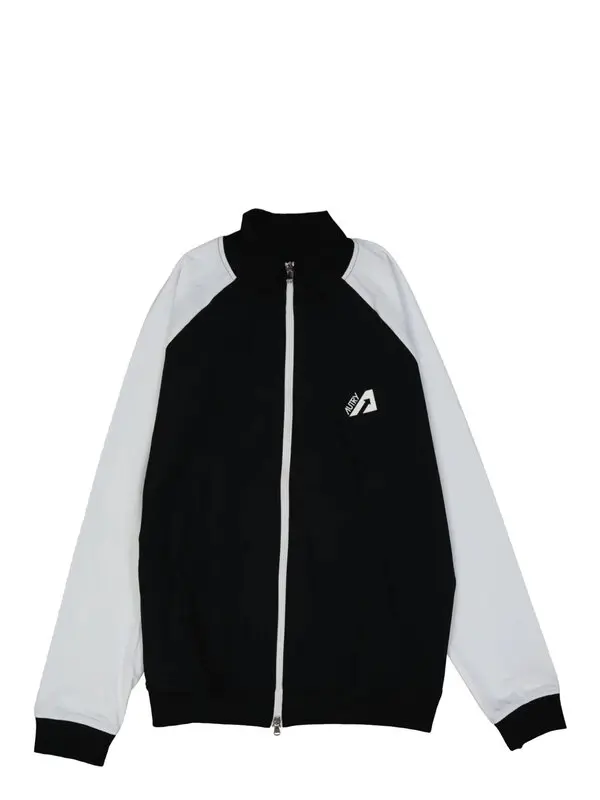 AUTRY Logo Bomber Jacket - Black