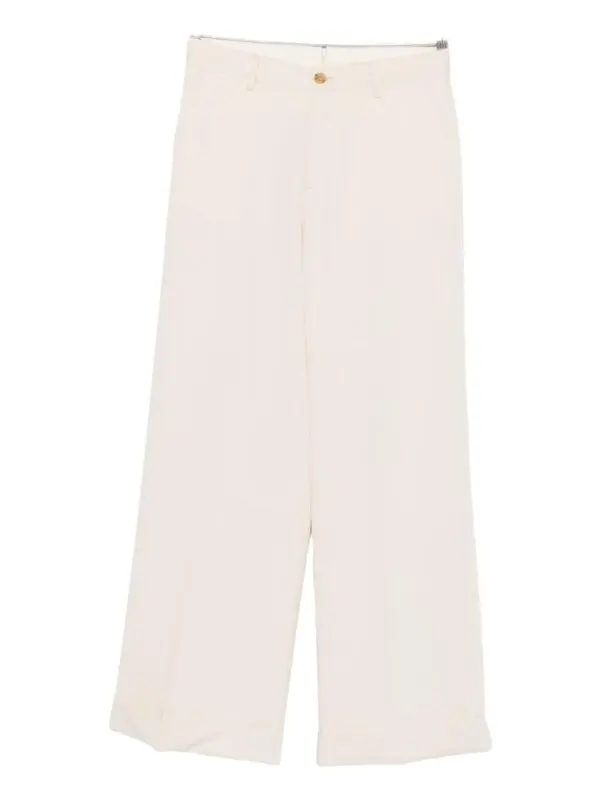 L.B.M. 1911 Linen Trousers - Ivory