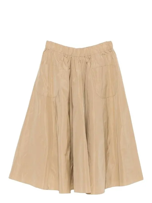 SUSANNE BOMMER A-line Midi Skirt - Beige