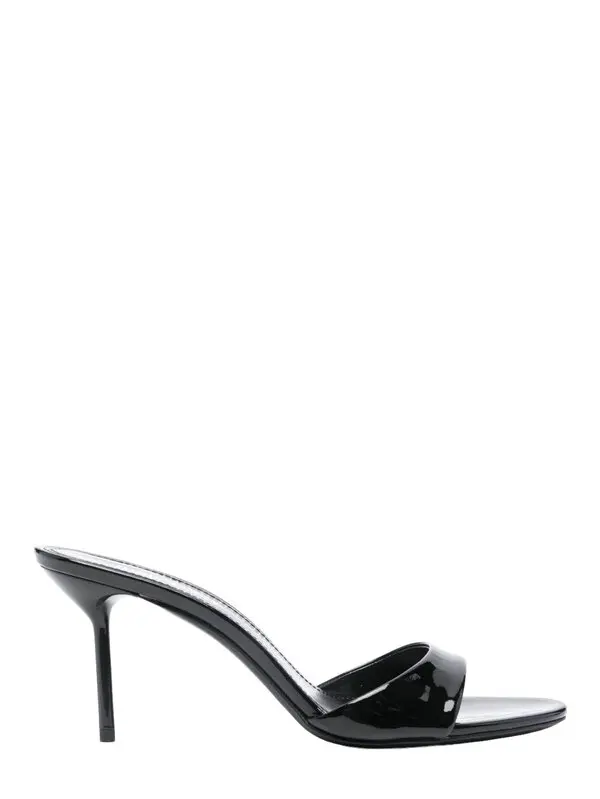 Paris Texas Lidia Patent Leather Mules - Black