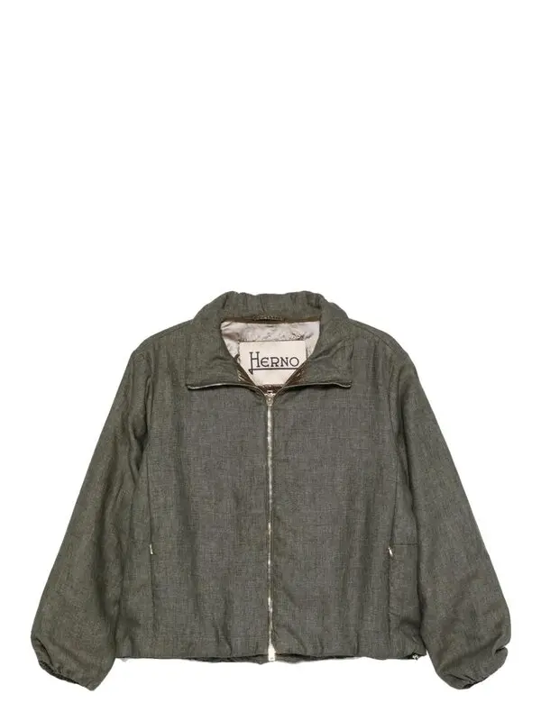 Herno Nylon Blouson Jacket - Green