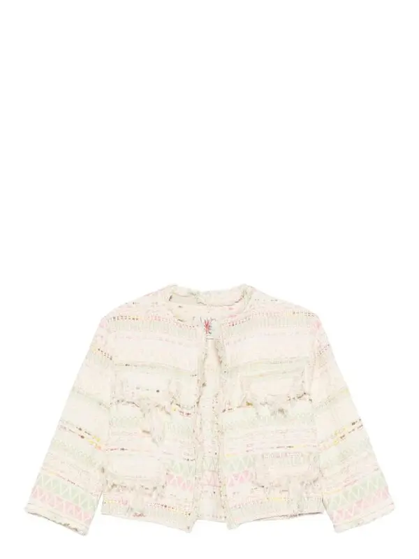 BYE Cotton Blend Short Jacket - Pink