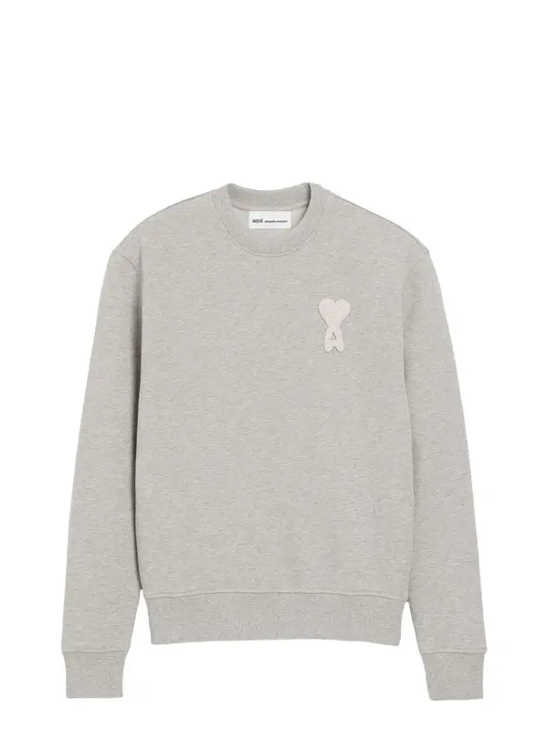 Ami De Coeur Cotton Sweatshirt - Grey