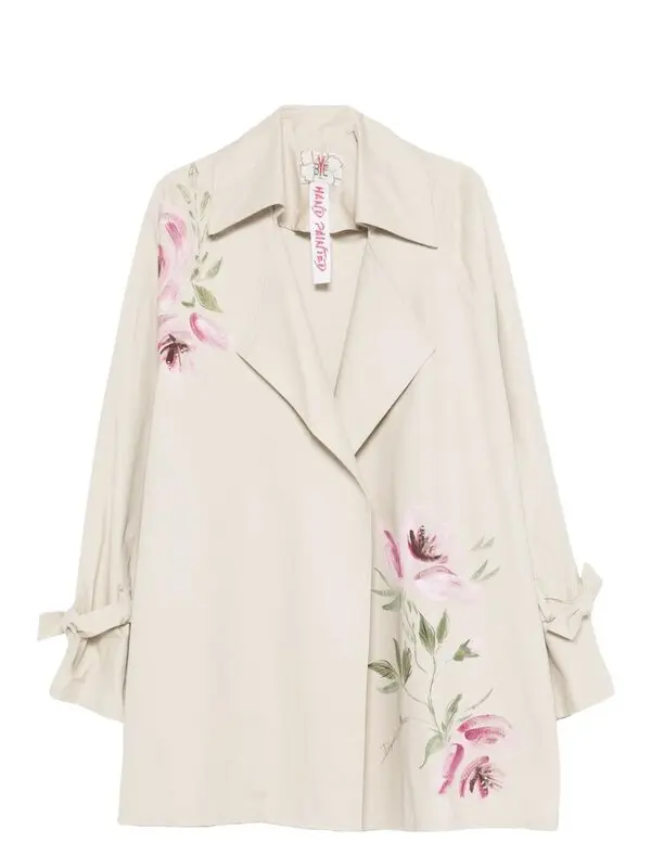 BYE Cotton Caban Coat - Beige
