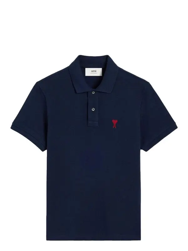 Ami De Coeur Cotton Polo Shirt - Blue