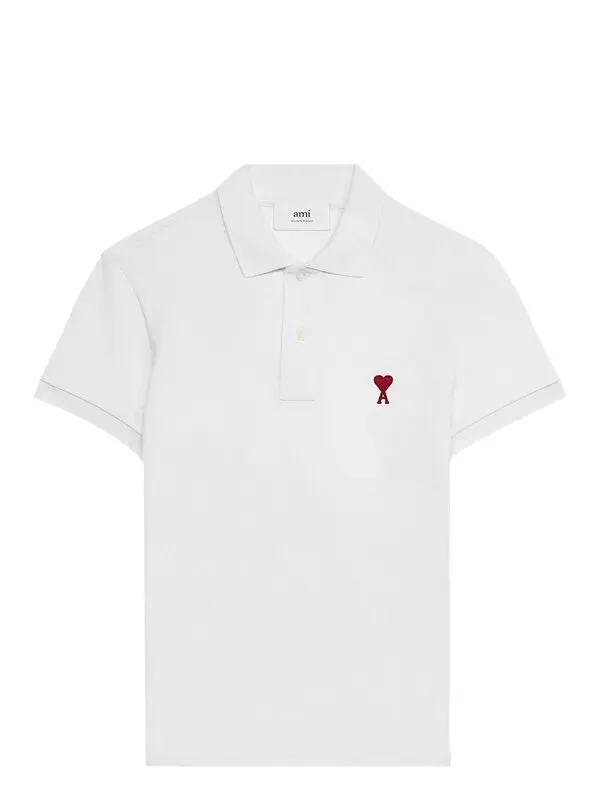Ami De Coeur Cotton Polo Shirt - White