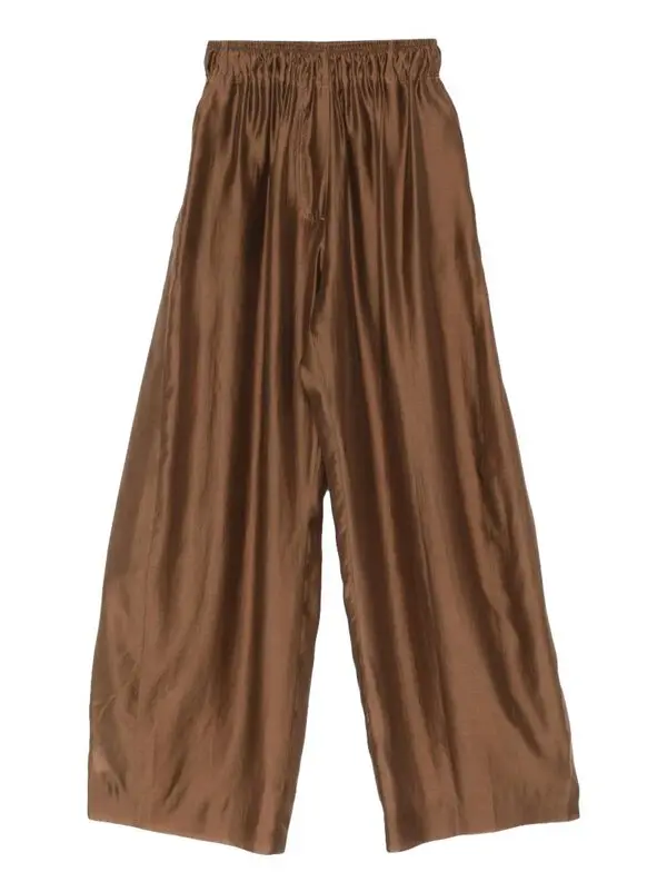 THE LATEST Wide-leg Trousers - Brown