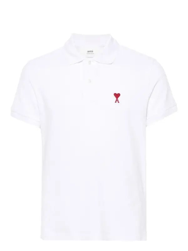 Ami De Coeur Cotton Polo Shirt - White