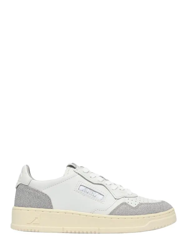 AUTRY Medalist Low Leather Sneakers - Grey