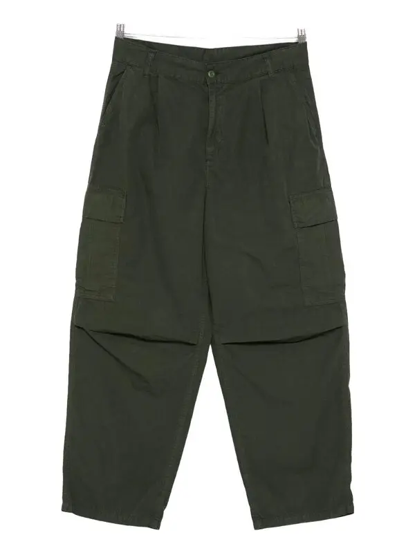 Carhartt Work In Progress Cotton Cargo Trousers - Green