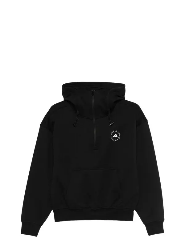 Adidas By Stella McCartney Cotton Hoodie - Black