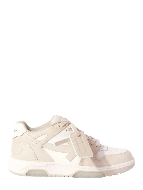 Off-White Out Of Office Leather Sneakers - Beige