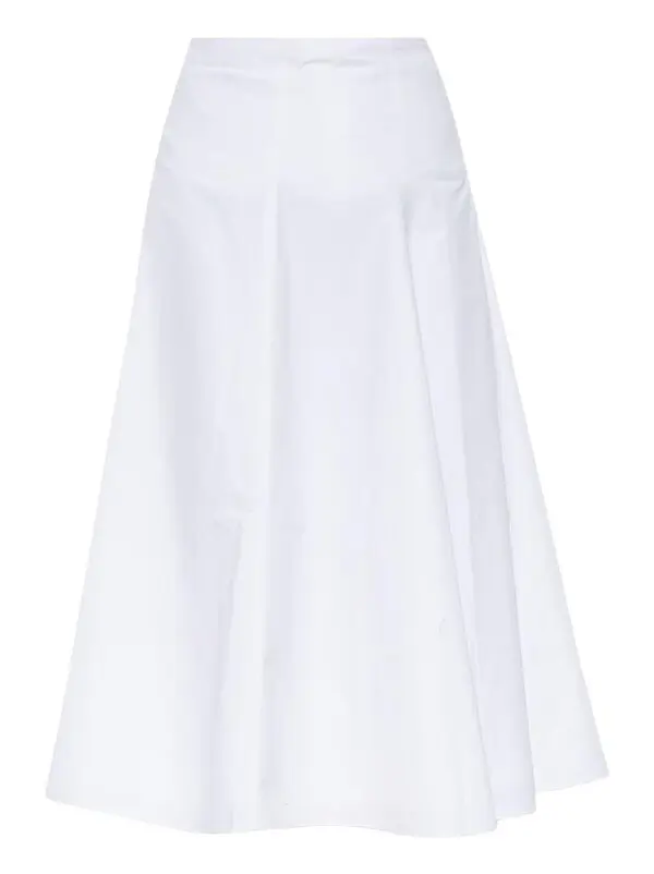 Jacquemus La Jupe Triangle Midi Skirt - White