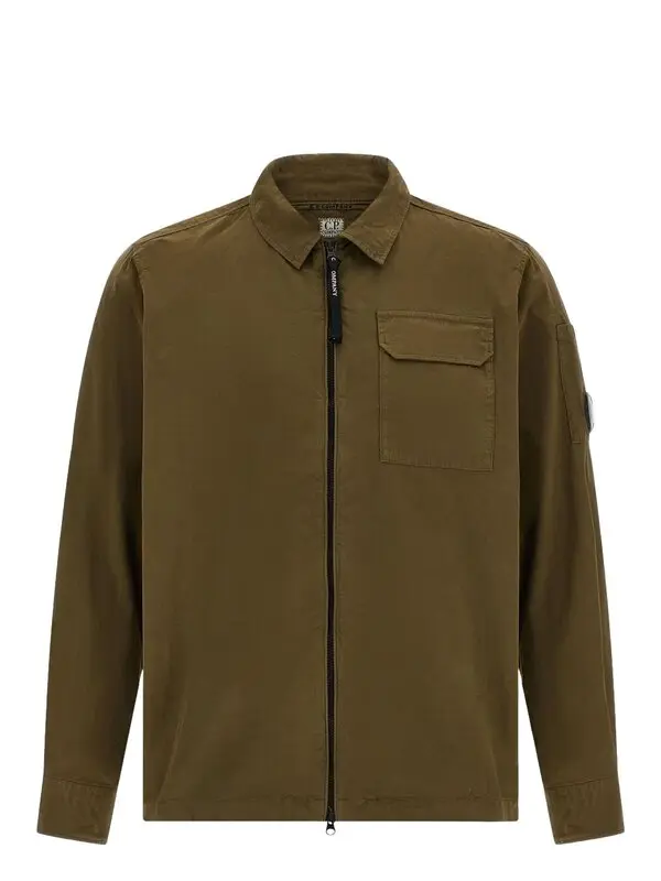 C.P. COMPANY Organic Cotton Overshirt - Green