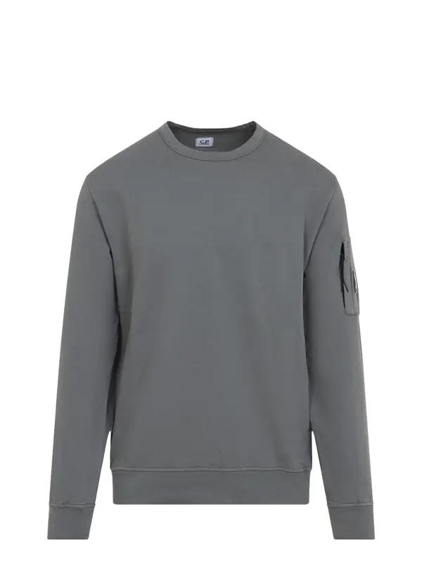 C.P. COMPANY Cotton Crewneck Sweatshirt - Grey