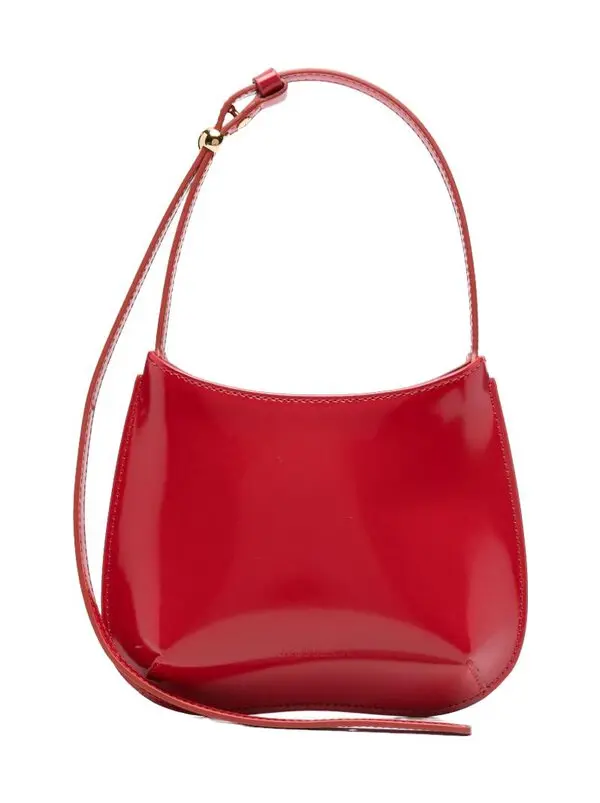 Jacquemus Le Petit Bisou Leather Shoulder Bag - Red