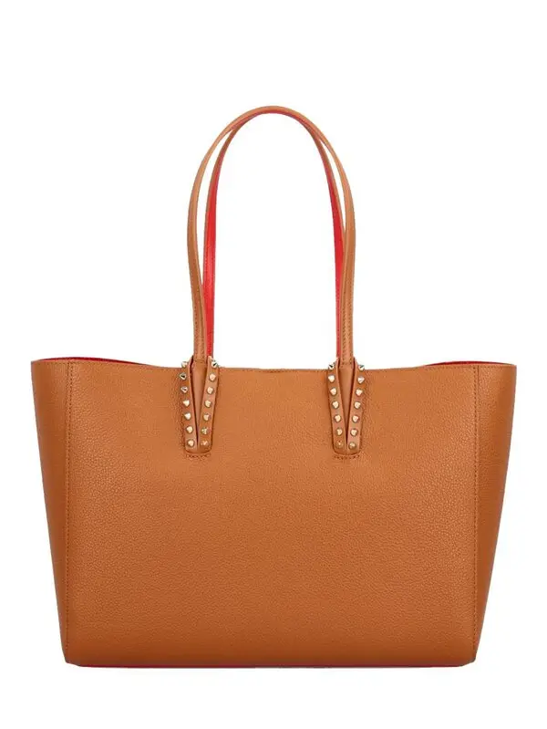CHRISTIAN LOUBOUTIN Cabata Small Leather Tote - Leather Brown
