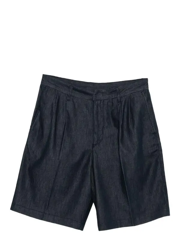 Emporio Armani Denim Bermuda Shorts - Blue