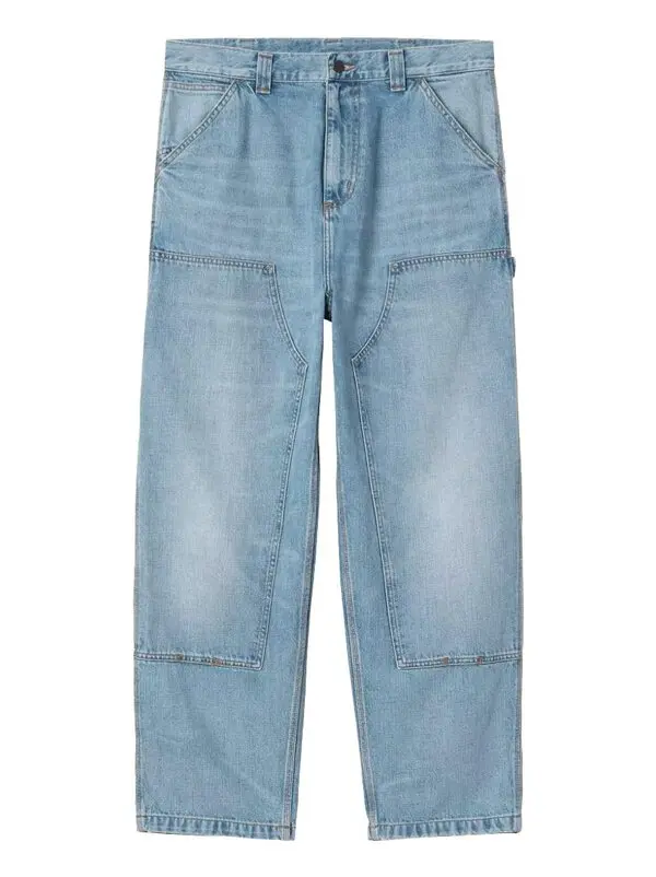 Carhartt Work In Progress Denim Cotton Jeans - Blue