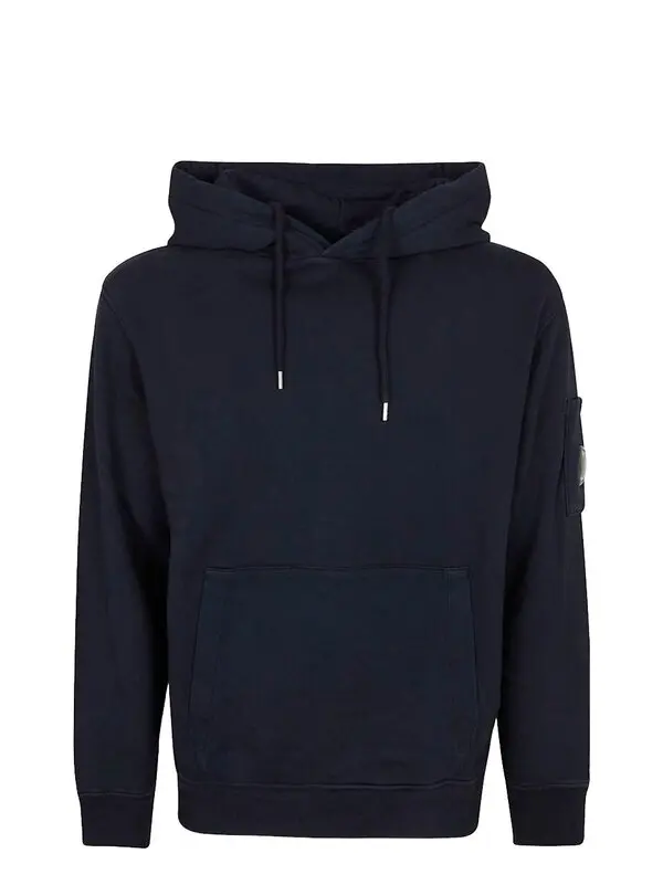 C.P. COMPANY Cotton Hoodie - Blue