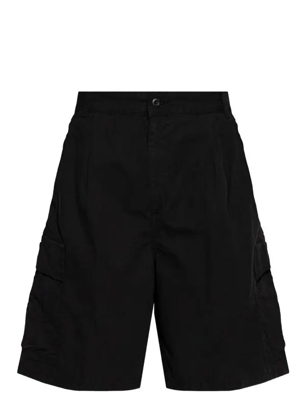 Carhartt Work In Progress Cotton Cargo Shorts - Black