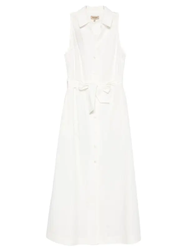Woolrich Cotton Chemisier Dress - White