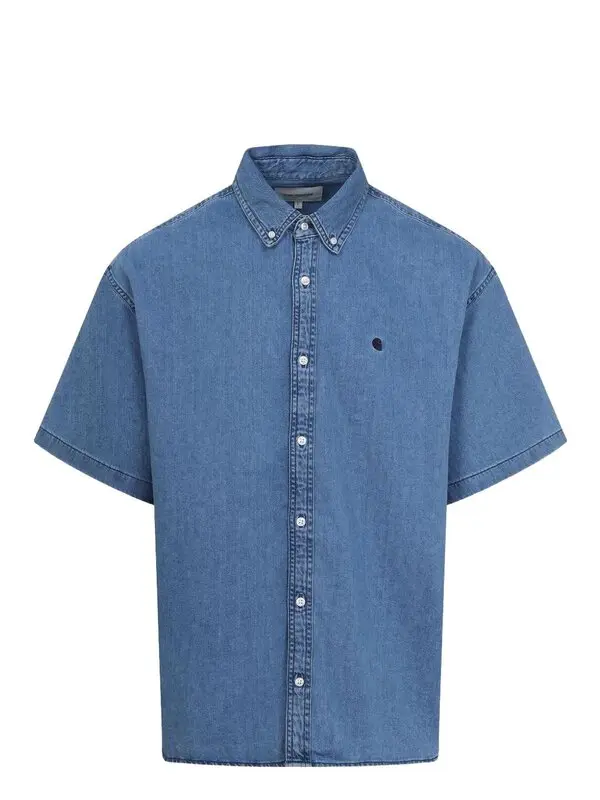 Carhartt Work In Progress Denim Cotton Shirt - Blue