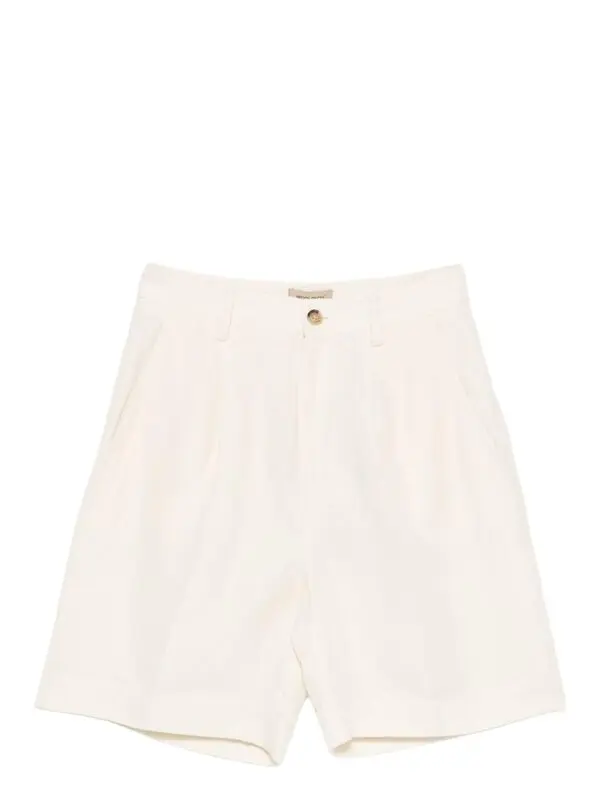Woolrich Linen Blend Shorts - Beige