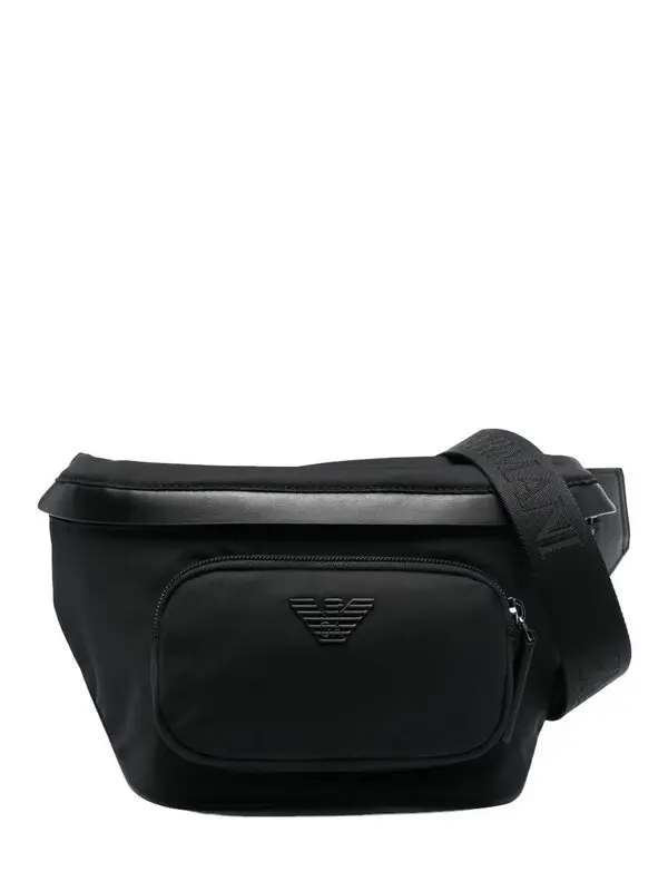 Emporio Armani Nylon Waist Bag - Black