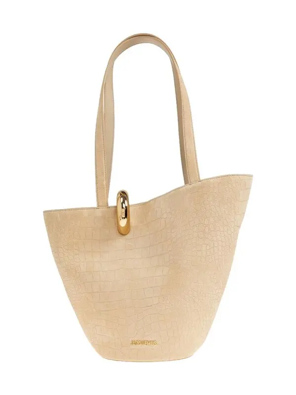Jacquemus Le Bambola Moyen Bucket Bag - Beige