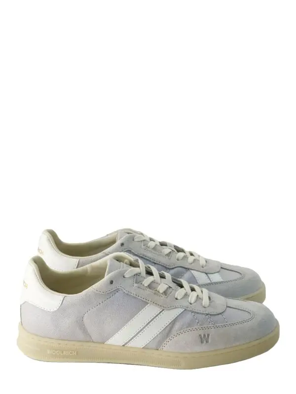Woolrich Double U Leather Sneakers - Grey