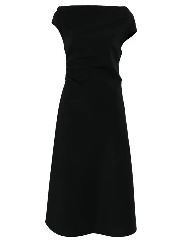 PAROSH Midi Dress - Black