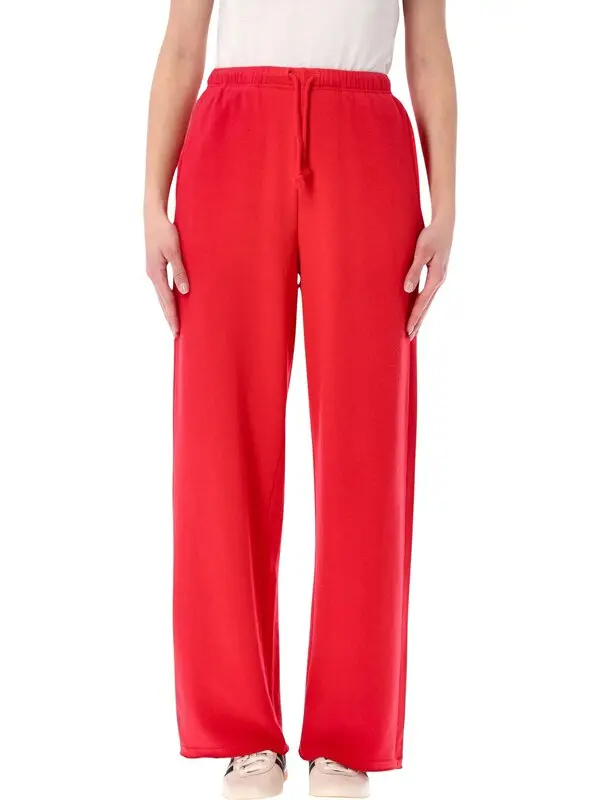 American Vintage Atubay Straight-leg Sweetpants - Tomato