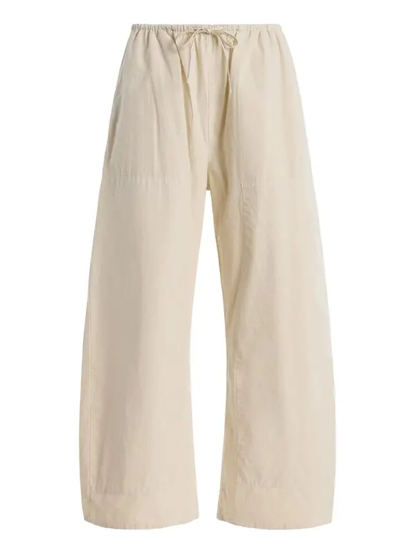 LESET Kyoto Cotton Carpenter Pants - Ivory