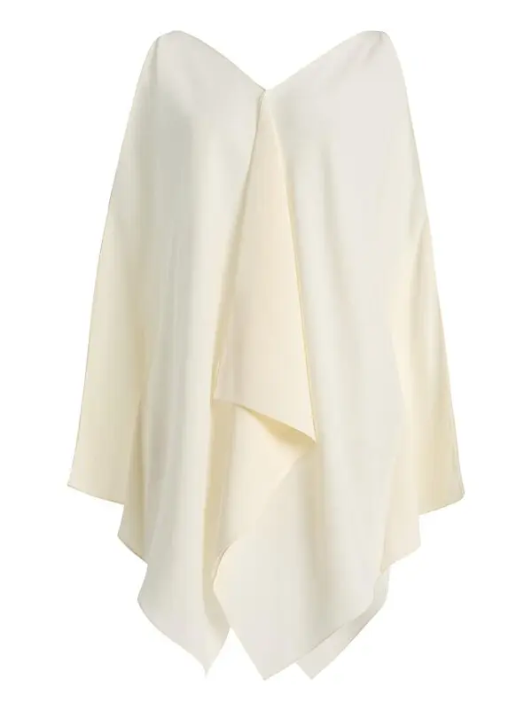 THE ROW Levon Silk Top - Ivory