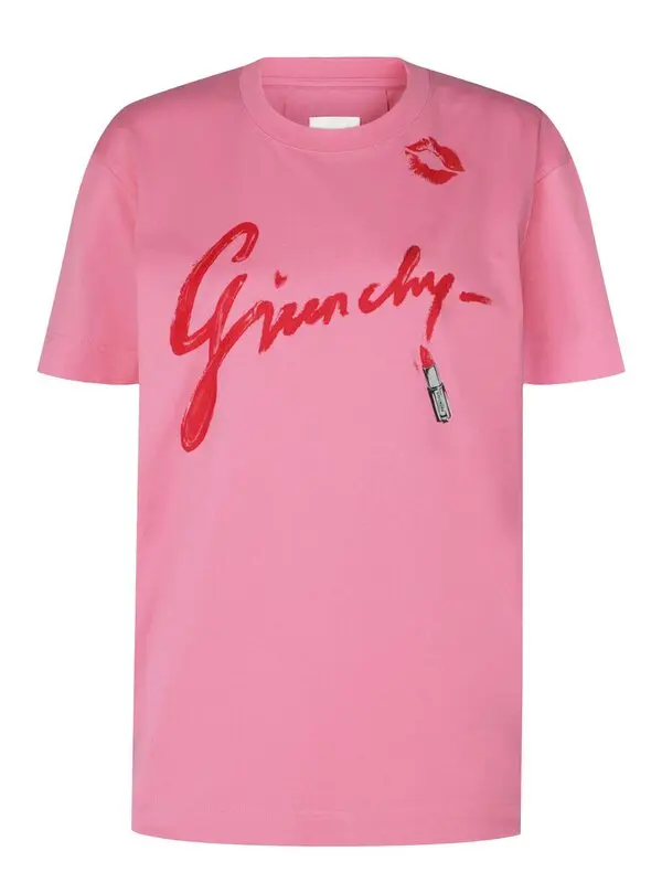 Givenchy Graphic Logo T-shirt - Pink