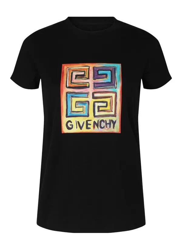 Givenchy 4g Graphic T-shirt - Black