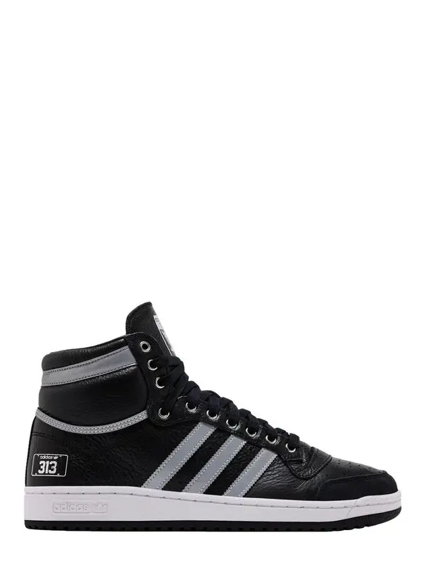 Adidas Snipes X Top Ten High '313 Day' Sneakers - Black