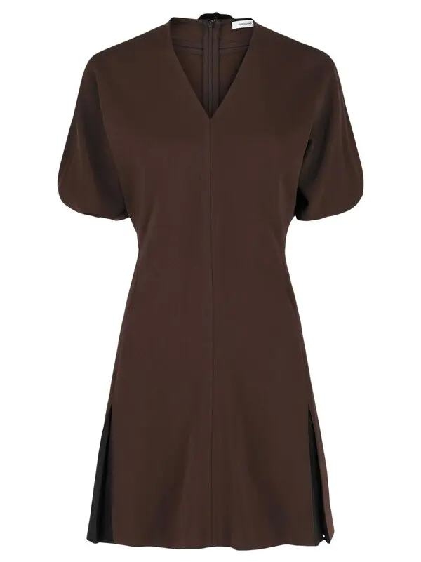 FERRAGAMO Flared Mini Dress - Brown
