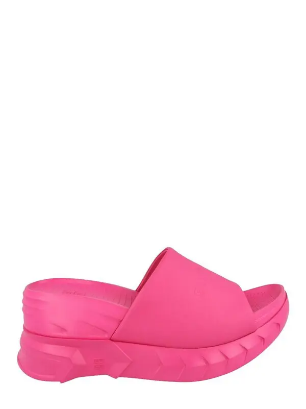 Givenchy Marshmallow Wedge Slides - Pink