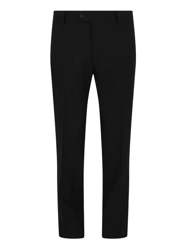 FERRAGAMO Striped Trousers - Black