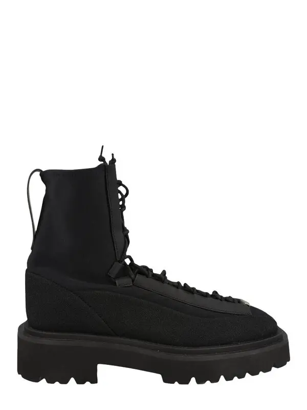FERRAGAMO Atlante Lace Up Ankle Boot - Black