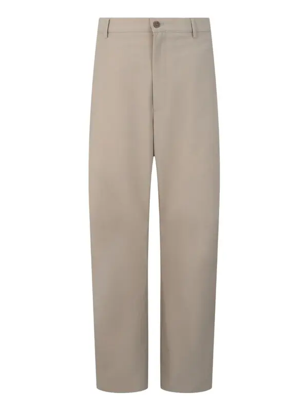 FERRAGAMO Wide Leg Trousers - Tan
