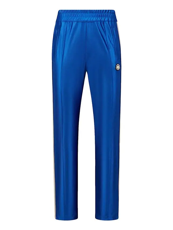 Palm Angels X Moncler Shiny Track Pants - Blue