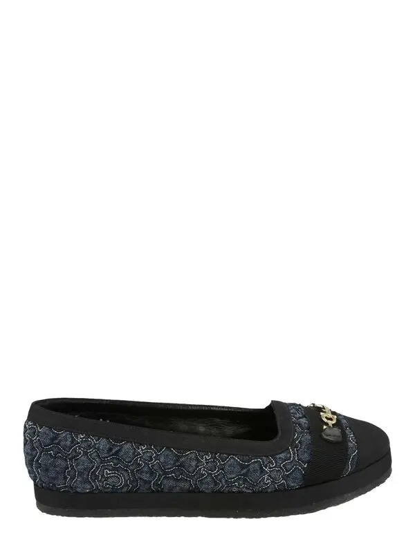 FERRAGAMO Kacy Gal Quilted Ballet Flat - Blue