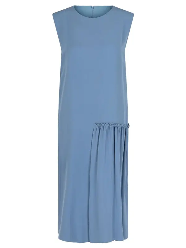 FERRAGAMO Midi Sleeveless Dress - Blue