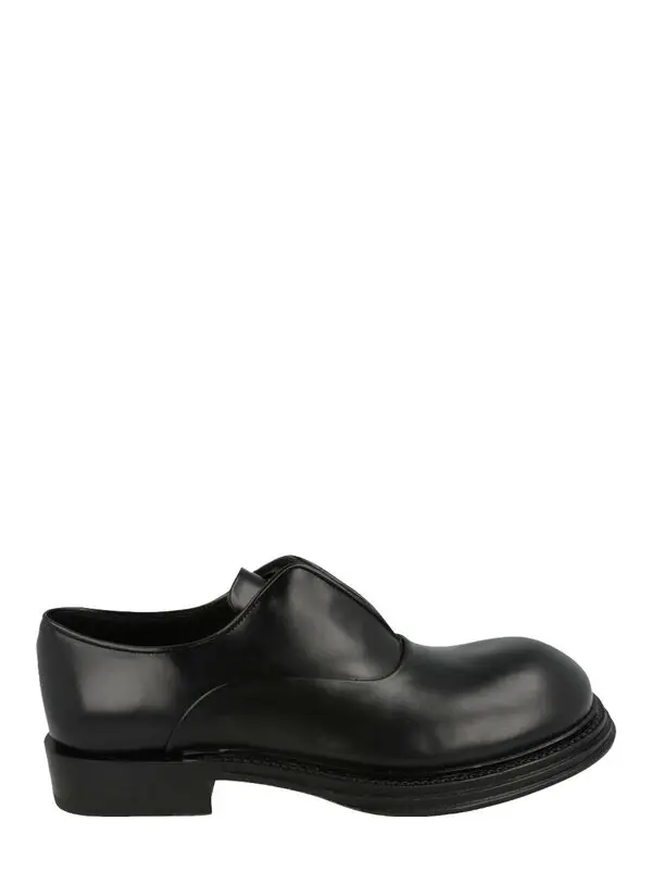 FERRAGAMO Fanni Leather Oxford - Black