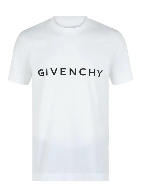 Givenchy Slim-fit Logo Graphic T-shirt - White