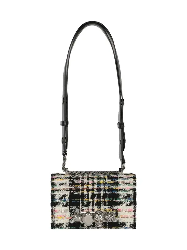 Alexander McQueen Mini Tweed Shoulder Bag - Multicolor
